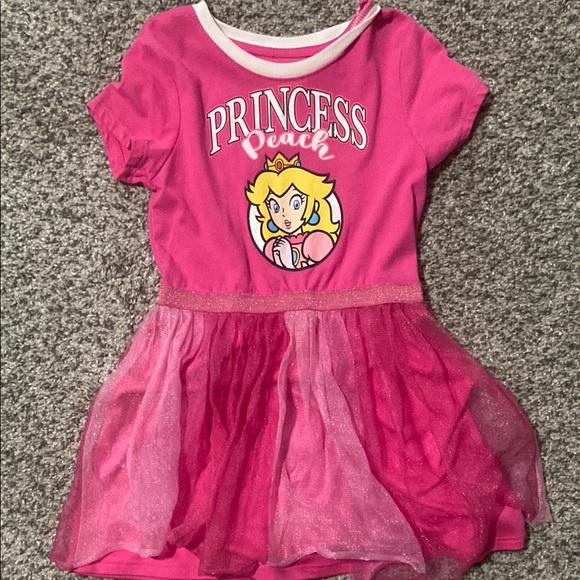 Nintendo | Dresses | Princess Peach Dress | Poshmark
